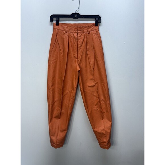 Chia | Pants & Jumpsuits | Vtg Y2k 9s Chia 26x25 High Waist Orange 00 ...